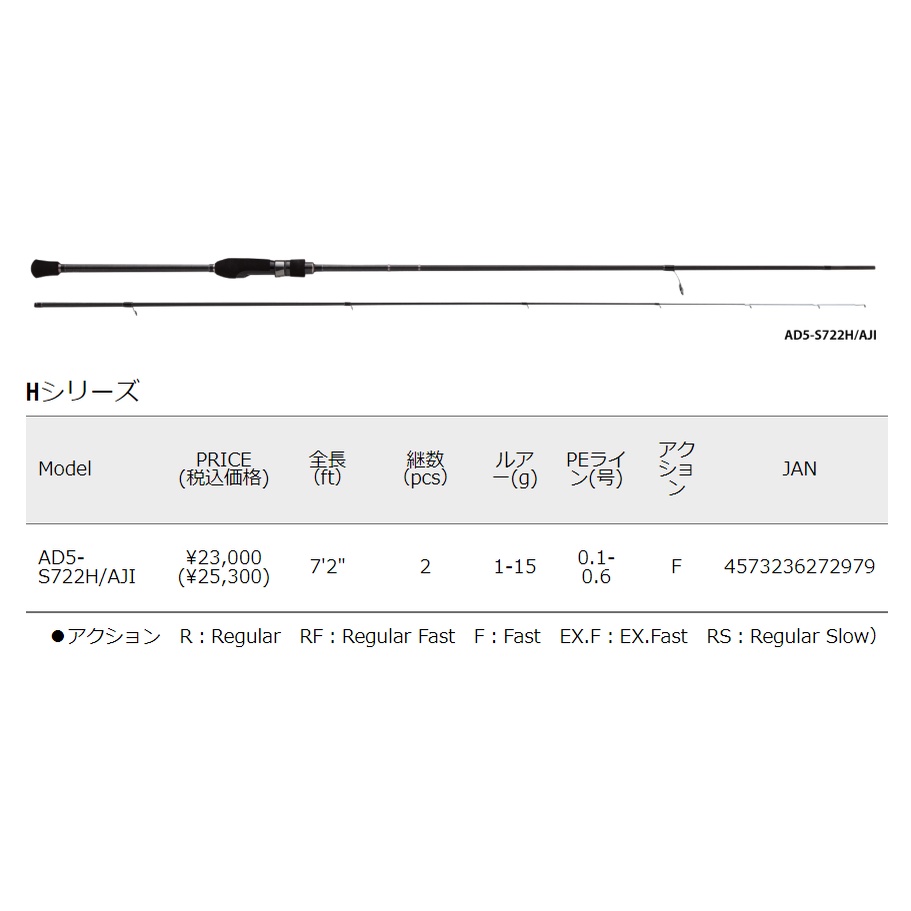 Major Craft 鰺道 5G Aji Do AD5-S722H S832FC 根魚竿 海水微拋竿 根魚 | 蝦皮購物