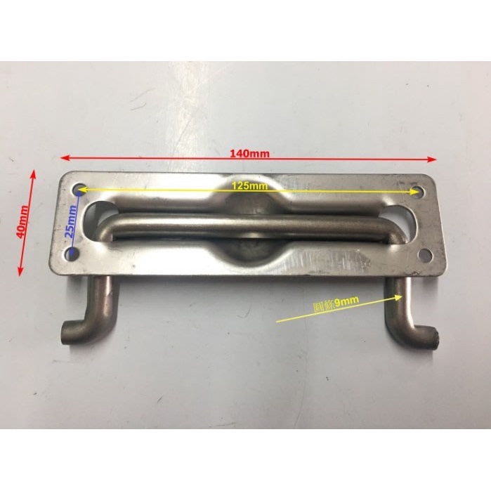 【singcoco】304材質 不銹鋼材質 隱藏式把手 40*140 水溝蓋把手 活動圓條ㄇ型把手 焊接用 | 蝦皮購物