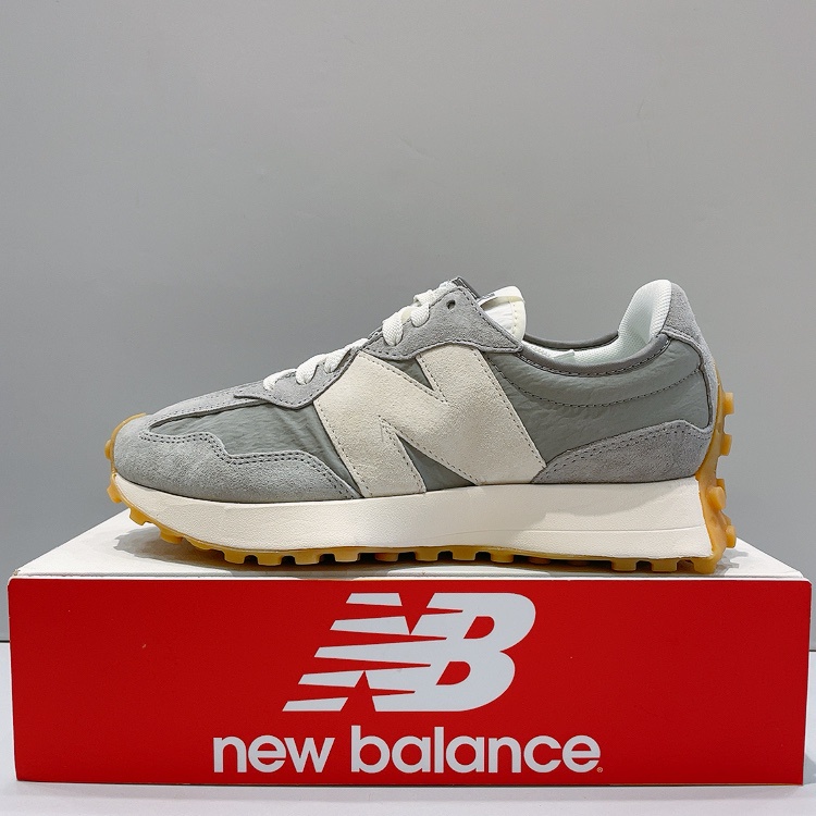 New Balance NB 327 男女款 灰色 麂皮 皮革 D楦頭 運動 休閒鞋 MS327KA1 | 蝦皮購物