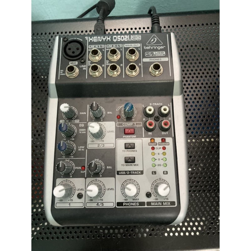 BEHRINGER XENYX Q502 USB MIXER兼錄音介面 | 蝦皮購物
