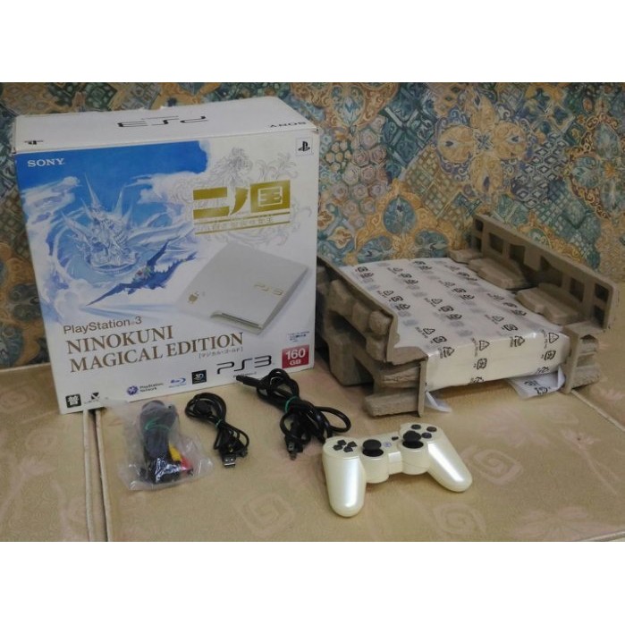PS3 160G 3007A型 金色二之國 第二國度 同捆機 附遊戲 | 蝦皮購物