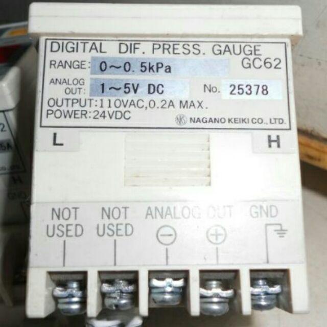 🌞二手現貨保固 NAGANO KEIKI GC68 -1~2MPa 數位壓力計 GC62 0~500Pa 數位壓力表 | 蝦皮購物