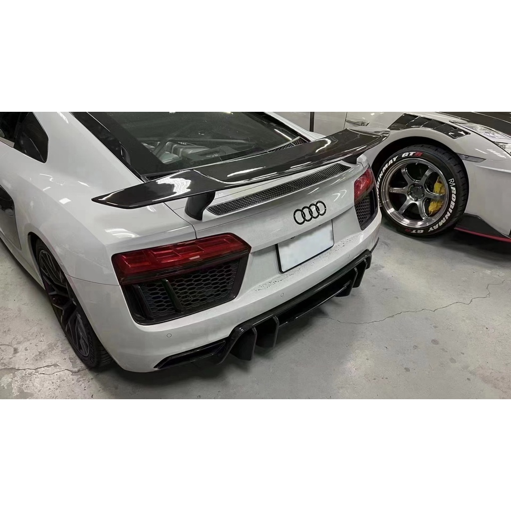 【M.GARAGE】Audi R8 Vorsteiner 碳纖維 尾翼 改裝 套件 | 蝦皮購物