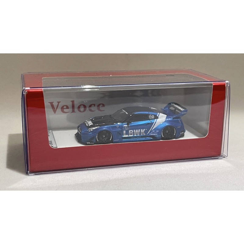 Veloce model 1/64 模型車Skyline GTR藍色黑框 非RWB Tarmac 富美 風火輪 多美 | 蝦皮購物