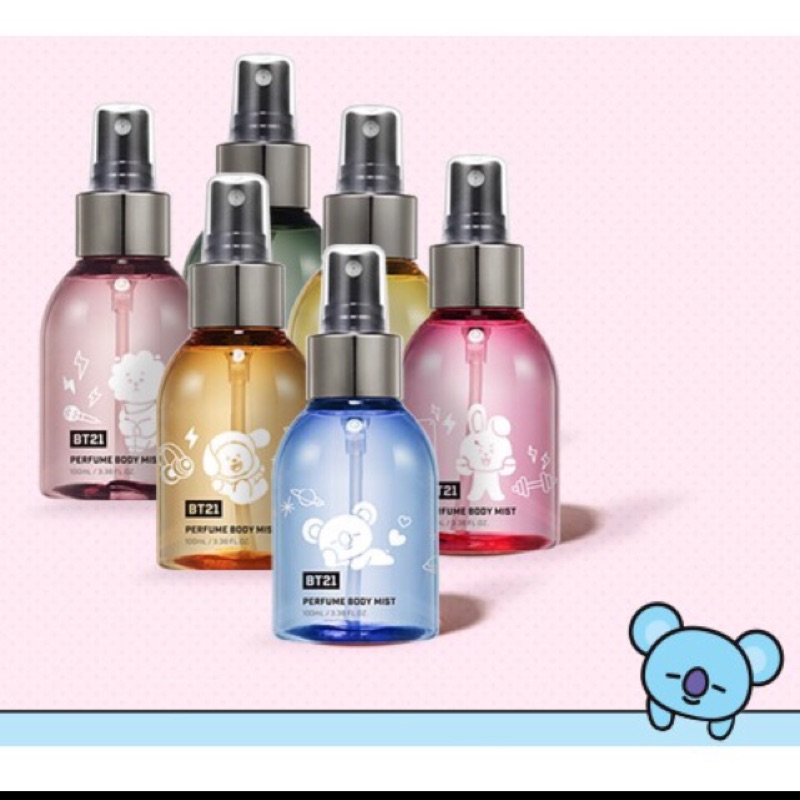 BTS 防彈少年團 BT21 體香噴霧 | 蝦皮購物