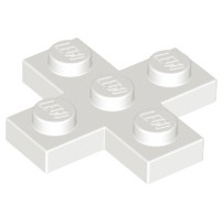 樂高 LEGO 白色 3x3 十字 薄板 零件 積木 15397 6099412 White Plate Cross | 蝦皮購物