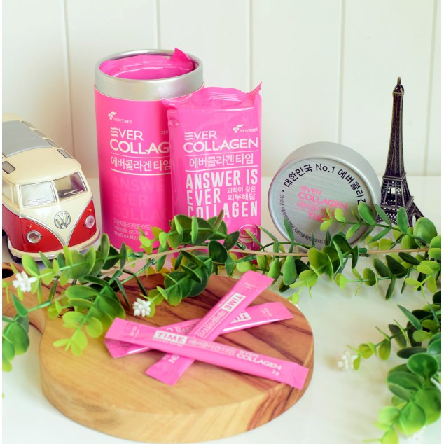 【韓式保健】韓國 Ever Collagen Time 3g x 30包入（1個月份量) | 蝦皮購物