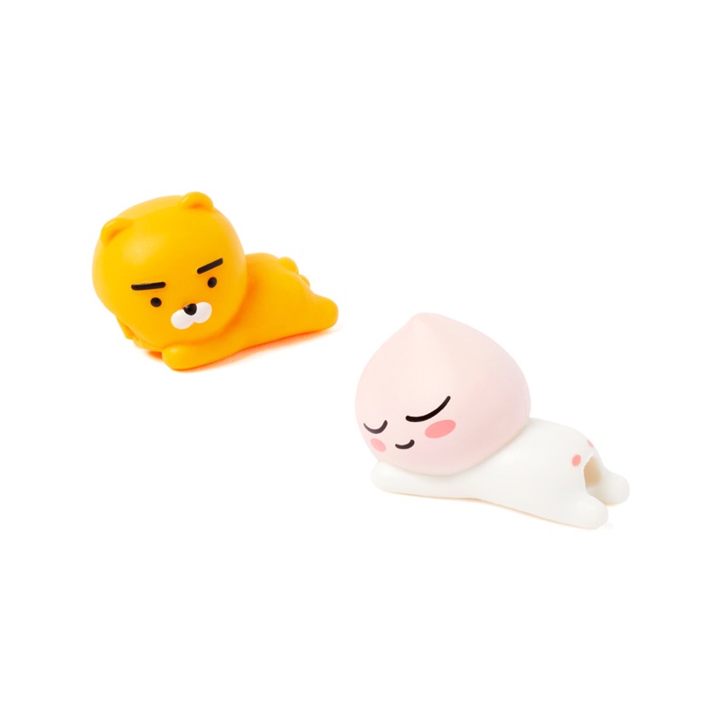 🌻achew代購🌻韓國kakao friends Ryan Apeach 萊恩 桃子 護線套 咬線套 | 蝦皮購物