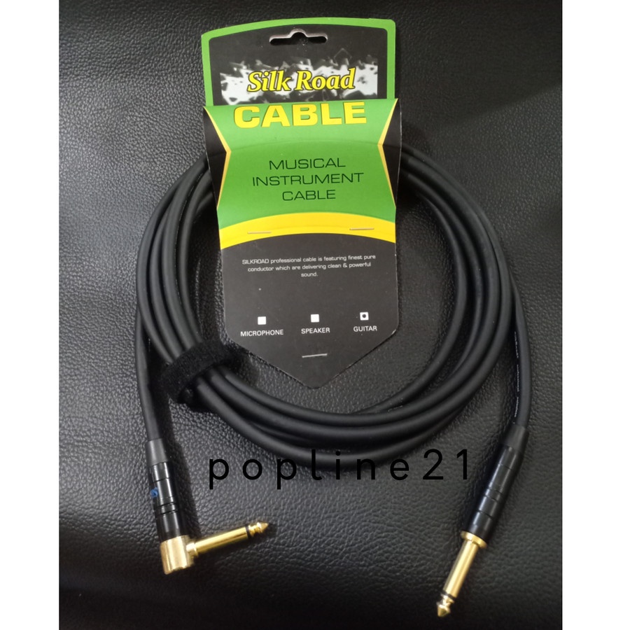 Silk ROAD LN104-5 吉他插孔線 SILKROAD 吉他線 5M GOLD 5 米 | 蝦皮購物