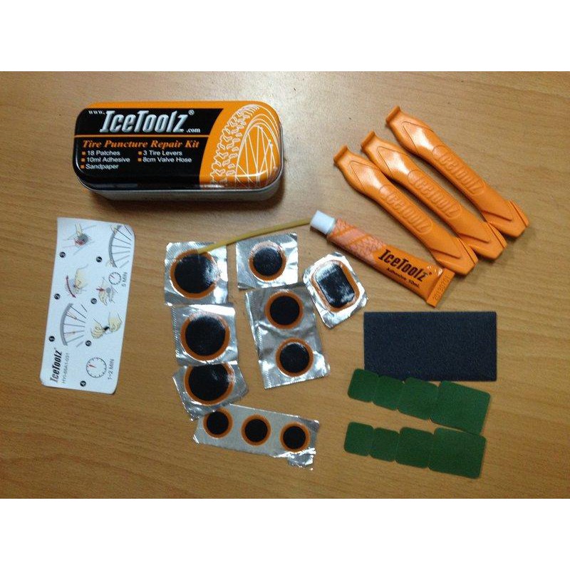 鑫揚百貨商城 ICETOOLZ 豪華版 補胎盒 18樣挖胎工具組 附收納鐵盒 | 蝦皮購物