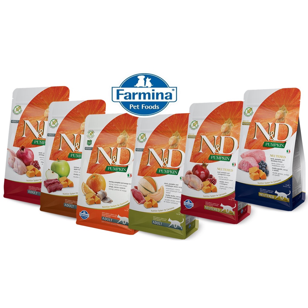 【萬倍富2館/免運】Farmina法米納 貓飼料 天然南瓜無穀-挑嘴貓用 PC系列 鵪鶉/鹿肉/鯡魚/鴨肉/羊 | 蝦皮購物