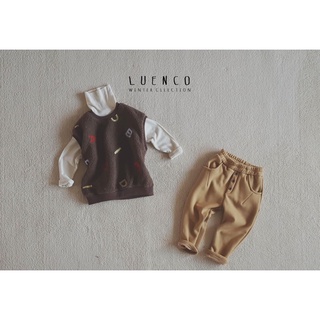Luenco 毛毛字母背心 120cm | 蝦皮購物