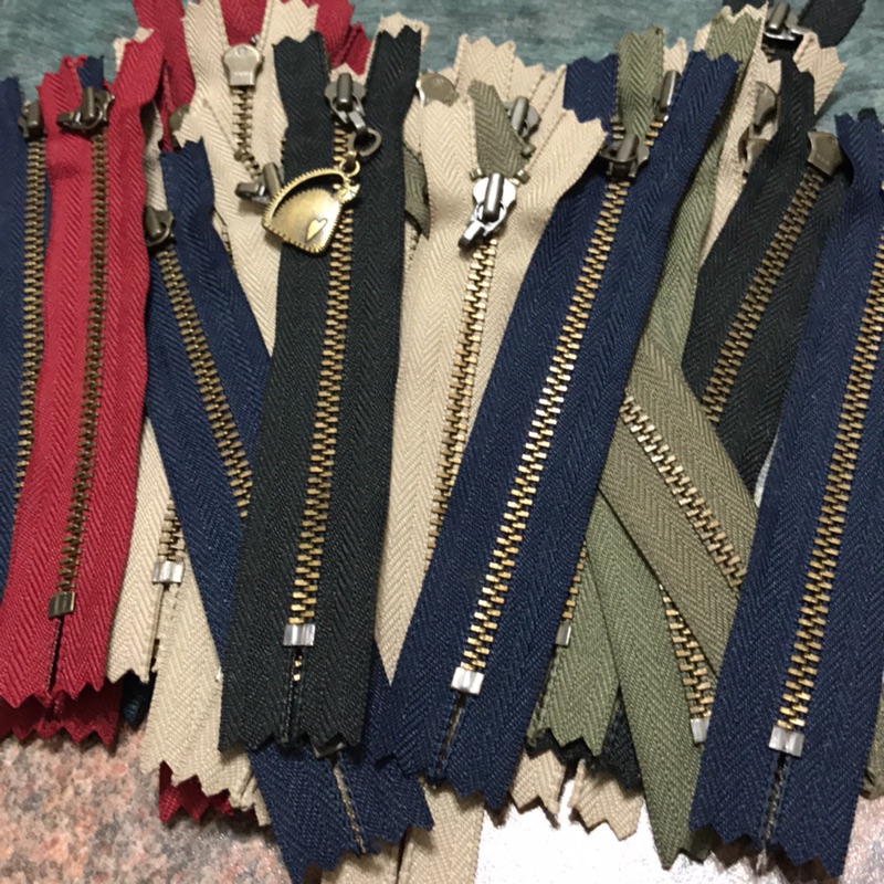12.5cm Ykk可換式拼布拉鍊（6色） | 蝦皮購物