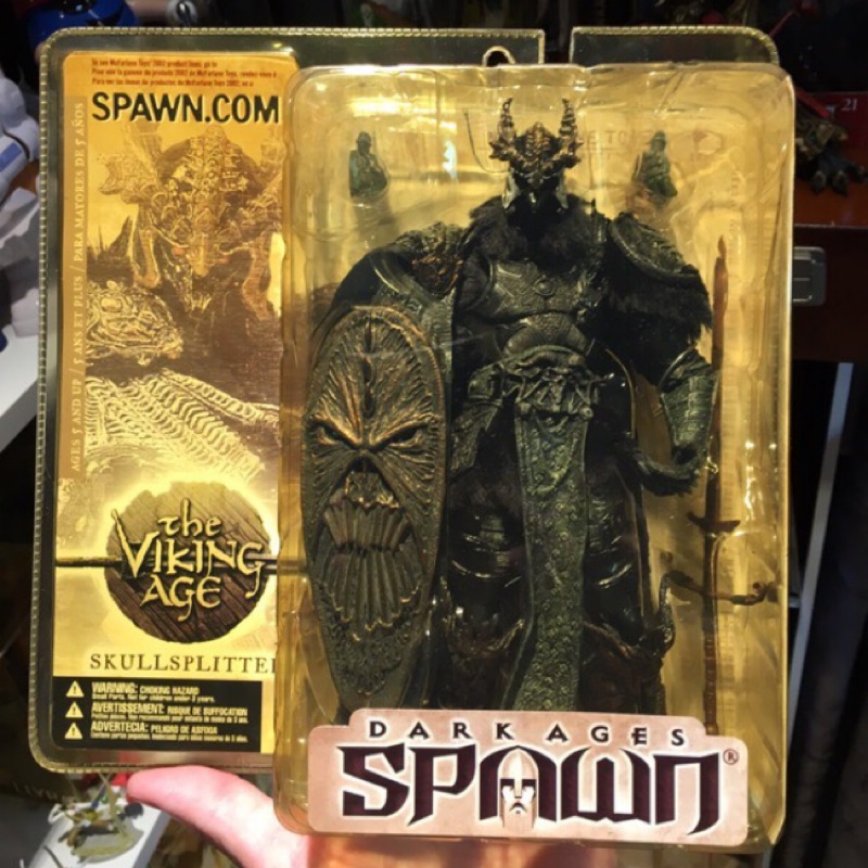 「極極稀有釋出」麥法蘭 Spawn 閃靈悍將 22代 維京世紀 skullsplitter 獵顱者 R3 變異版 | 蝦皮購物