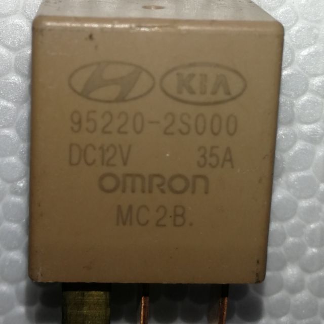 歐姆龍 現代 起亞 原廠件 原裝 繼電器 95220-2S000 DC12V 4脚 35A | 蝦皮購物