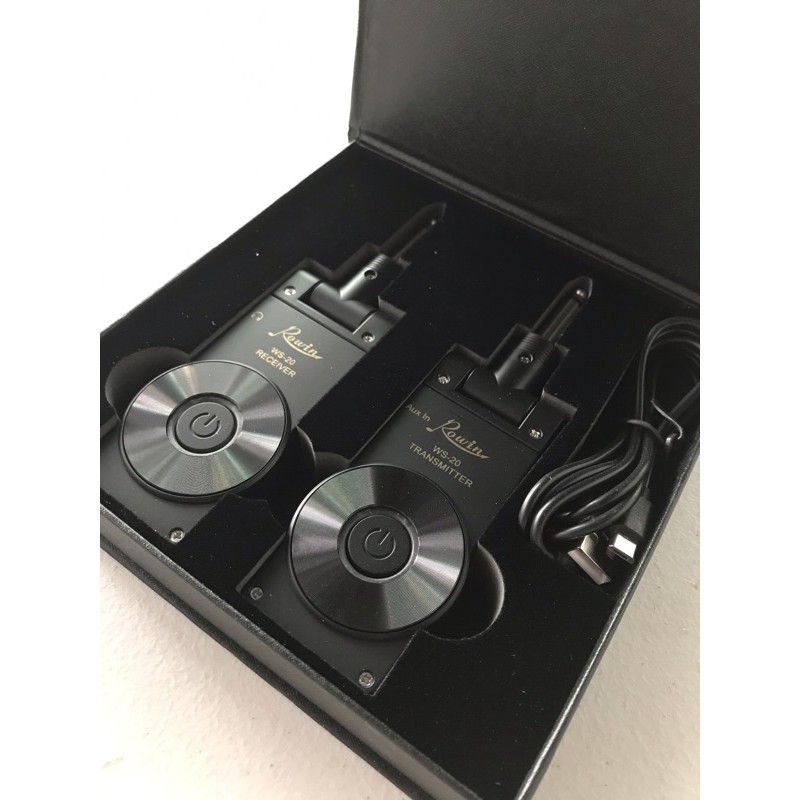 Rowin WS-20 吉他 貝斯 無線傳輸 發射接收器 可看電量 接頭360度旋轉 有 Aux in | 蝦皮購物