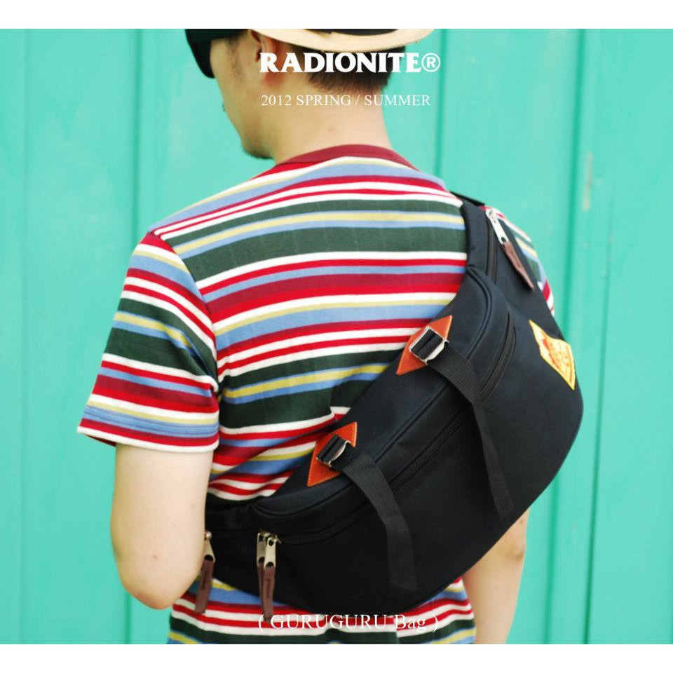 美國東村【RADIONITE】『GURUGURU Bag』 - 咕嚕咕嚕豬鼻子 胸包 腰包 | 蝦皮購物