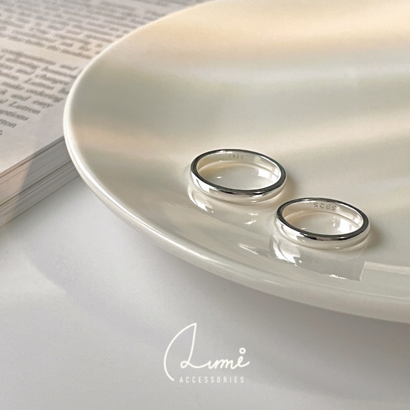 [ALUMI] 現貨-光面銀戒｜S925純銀 尾戒 飾品 純銀戒指 極簡風格 | 蝦皮購物