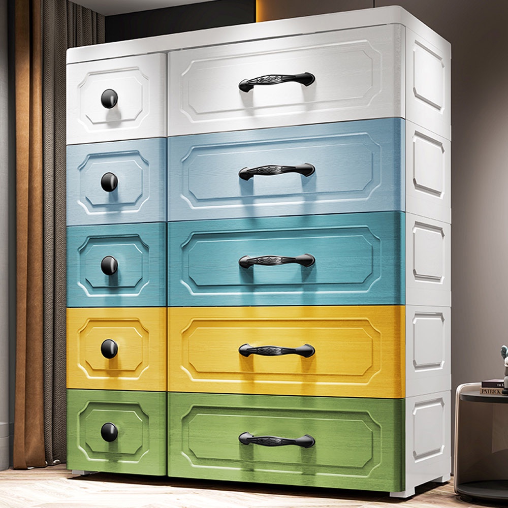 【AOTTO】75面寬大容量歐式附輪五層收納櫃(加大 加寬 收納 置物) | 蝦皮購物