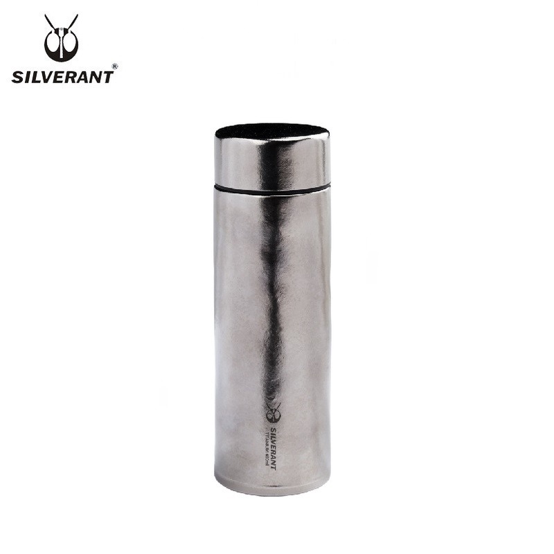 【鈦Ti】銀蟻純鈦400ml雙層真空保溫水壺、雙層保溫瓶 Silverant | 蝦皮購物