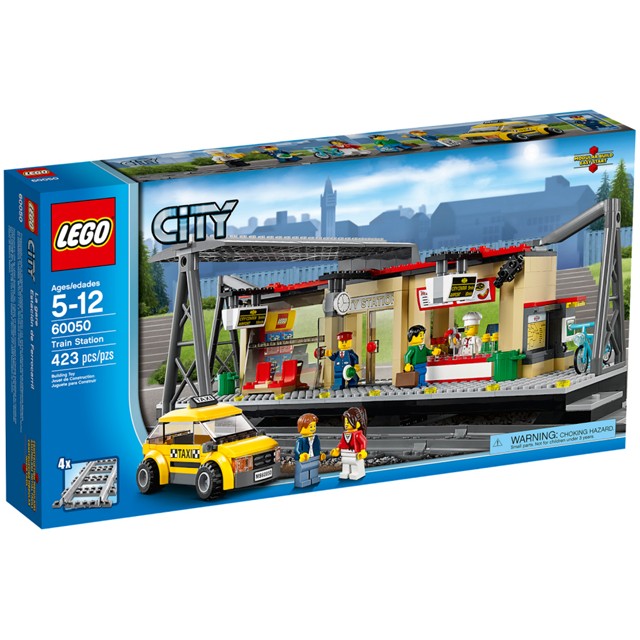 無盒 [BrickHouse] LEGO 樂高 城市系列 60050 火車站 | 蝦皮購物