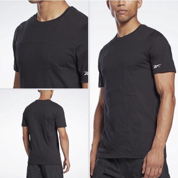 REEBOK MYT MINIMAL WASTE TEE 休閒T 設計感 短袖T 素T 基本款 黑色 H54335 | 蝦皮購物