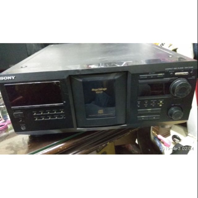 SONY 400片CD音響單機 CDP-CX405 故障 | 蝦皮購物
