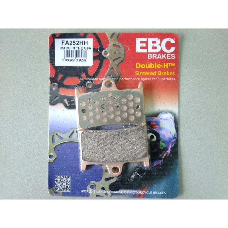 金屬來令 EBC FA252HH 雙子星對四輻射卡鉗專用(TMAX MT07 MT09 FZ1 FZ6) | 蝦皮購物