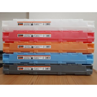 【現貨】日本製 TRUSCO 摺疊箱 收納箱 整理箱 露營箱 50L 透明紅 TSK-C50B R | 蝦皮購物