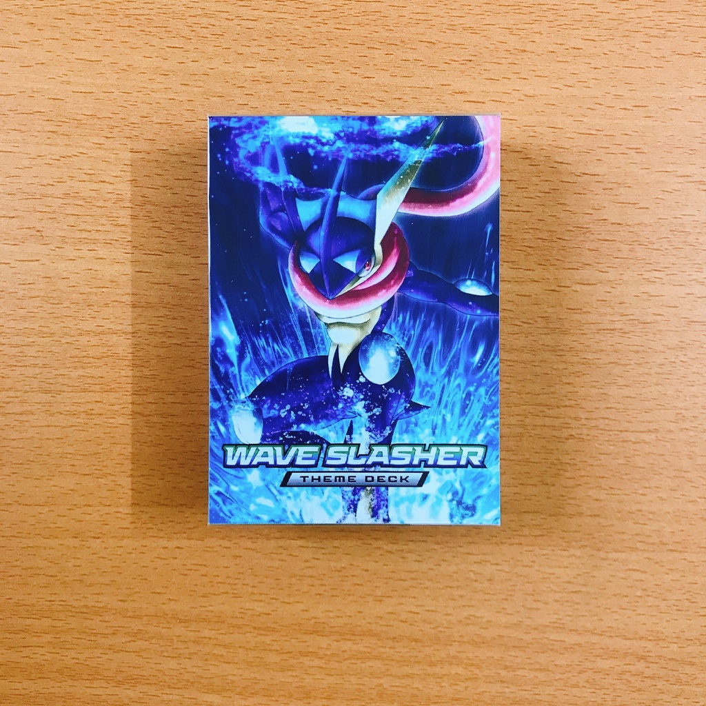 (真實照片)一套 60 張預定神奇寶貝 TCG 卡片 - Wave Slasher 主題甲板 | 蝦皮購物
