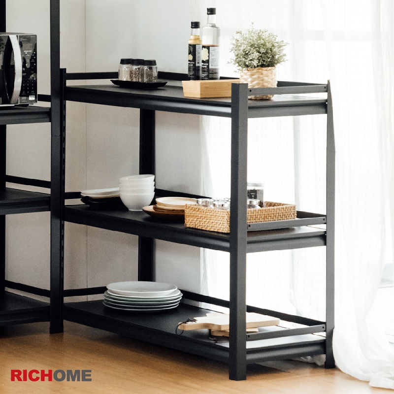 RICHOME SH586 鋼鐵人角鋼三層架(單層耐重25kg)-1004092 三層架 層架 置物架 | 蝦皮購物