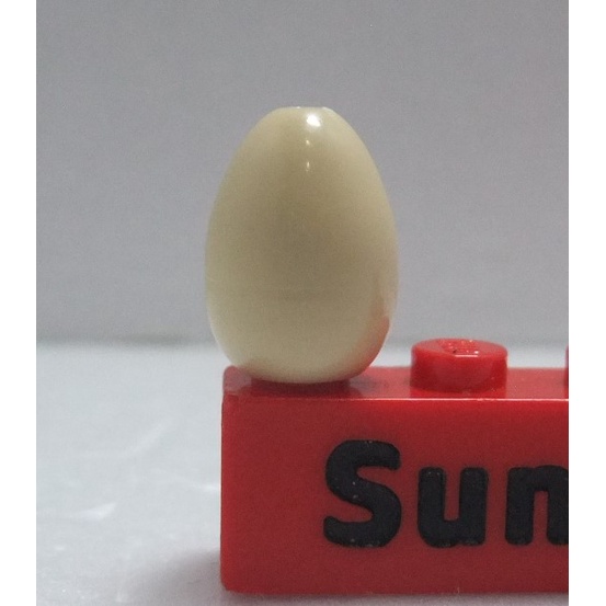 【積木2010】樂高 LEGO 雞蛋 蛋 沙色 鳥蛋 / 食物 復活節 24946 | 蝦皮購物