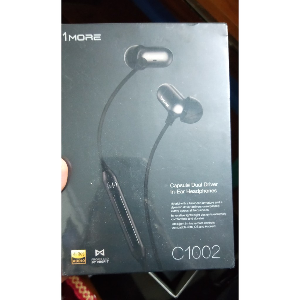 【含運費】1MORE C1002膠囊鐵圈耳機 | 蝦皮購物