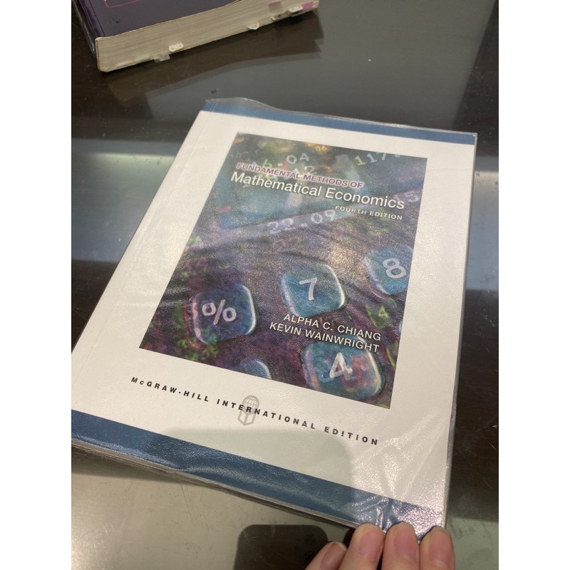 [二手書]經濟數學原文書 Mathematical Economics/Alpha C. Chiang | 蝦皮購物