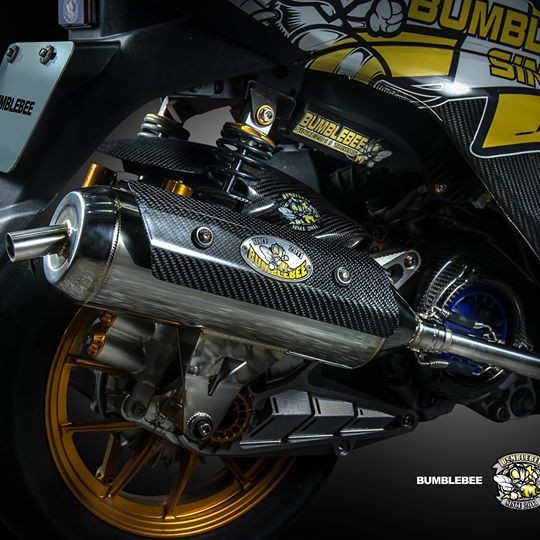 誠一機研 Bumblebee 黃蜂管 BS1黃蜂白鐵小插管 GTR AERO BWS X BWS R 勁戰 新勁戰 三代 | 蝦皮購物