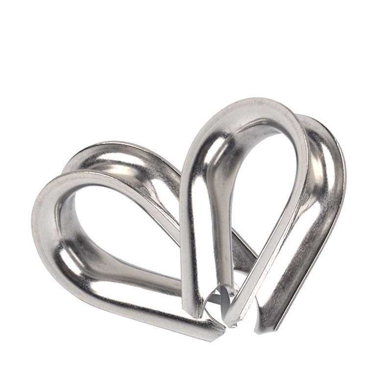 【singcoco】 304毛眼環 小尺寸 毛眼圈 白鐵 鋁套 不鏽鋼索 鋼索夾 伸縮器 鋼索保護套 雞心環 | 蝦皮購物