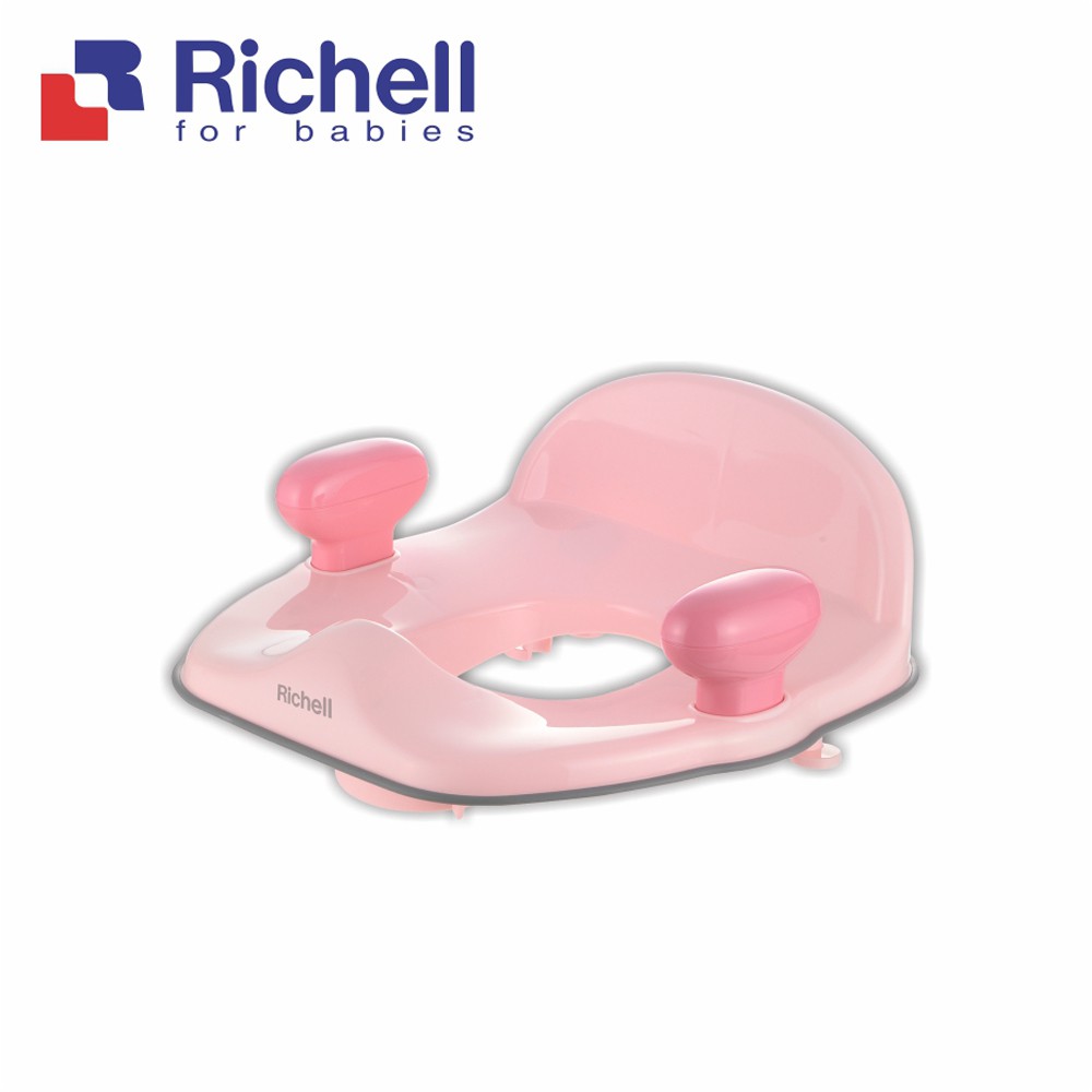 Richell 利其爾｜Pottis粉灰抑菌輔助便座(符合大部分的大人馬桶座) | 蝦皮購物