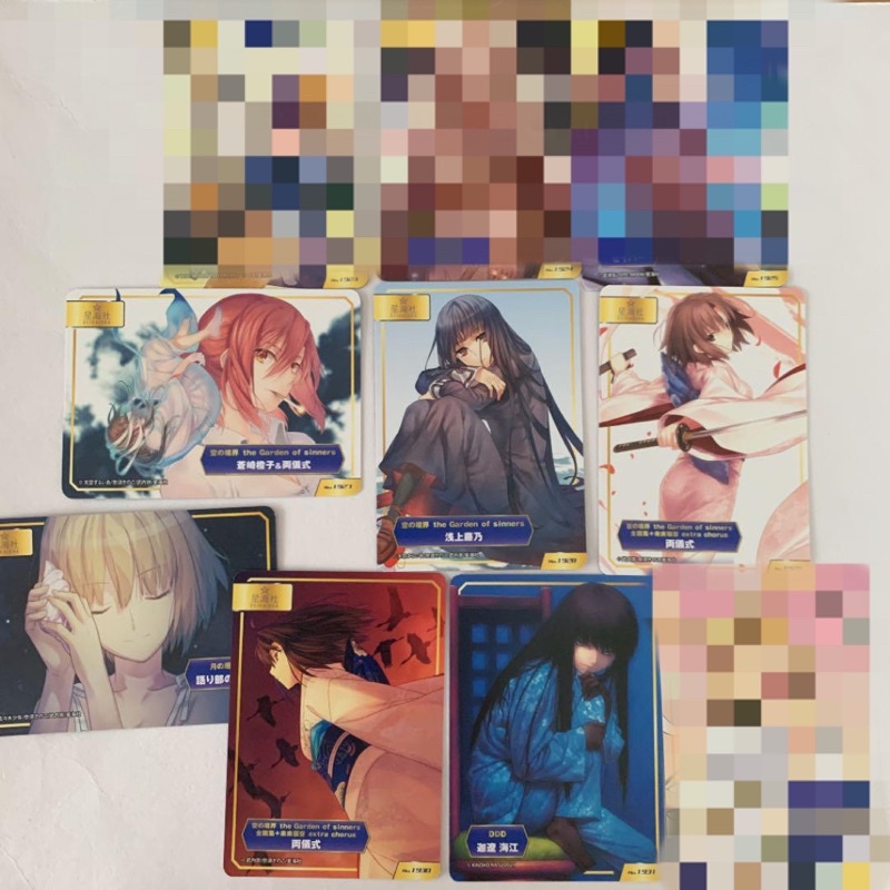 【日版】TYPE-MOON 空之境界 月之珊瑚 DDD 紀念卡 卡 卡牌 卡片 安利美特｜兩儀式 奈須蘑菇 | 蝦皮購物