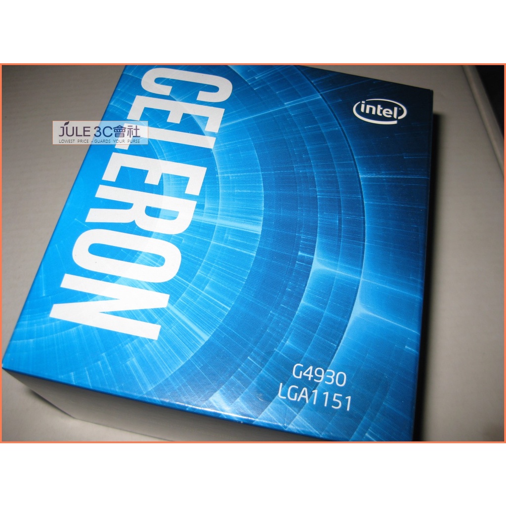 JULE 3C會社-Intel Celeron G4930 九代/雙核/3.2G/2M/全新盒裝/捷元貨/含風扇 CPU | 蝦皮購物