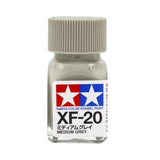 TAMIYA 田宮 油性法瑯漆 XF-20 消光中度灰 10ml 貨號XF20 | 蝦皮購物