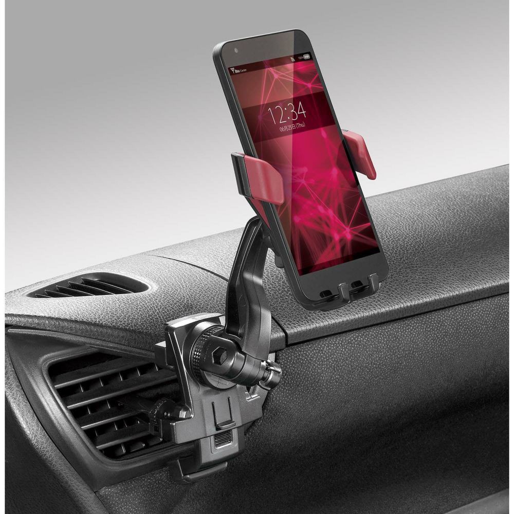 【已停產】 日本 CARMATE 360度 可調式 冷氣出風口夾式 重力自動夾緊式 置物 手機架 SA30 | 蝦皮購物