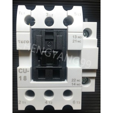 東元 TECO CU-18 CU18 3A1a1b電磁接觸器 接觸器 電磁開關 | 蝦皮購物