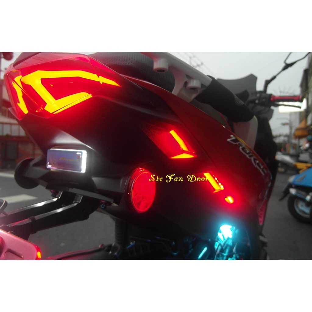 『六扇門』贈鈦螺絲 CTH 鯊客 FORCE 寬體 魚鰭 發光 LED 小燈 日型燈 鯊魚鰭 鯊魚 發亮 開孔 導光 | 蝦皮購物