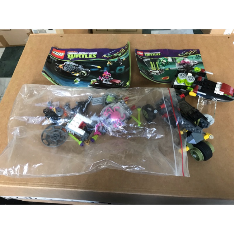 79102加79100 合售 無盒 2手組一次 忍者龜老品 樂高 LEGO | 蝦皮購物