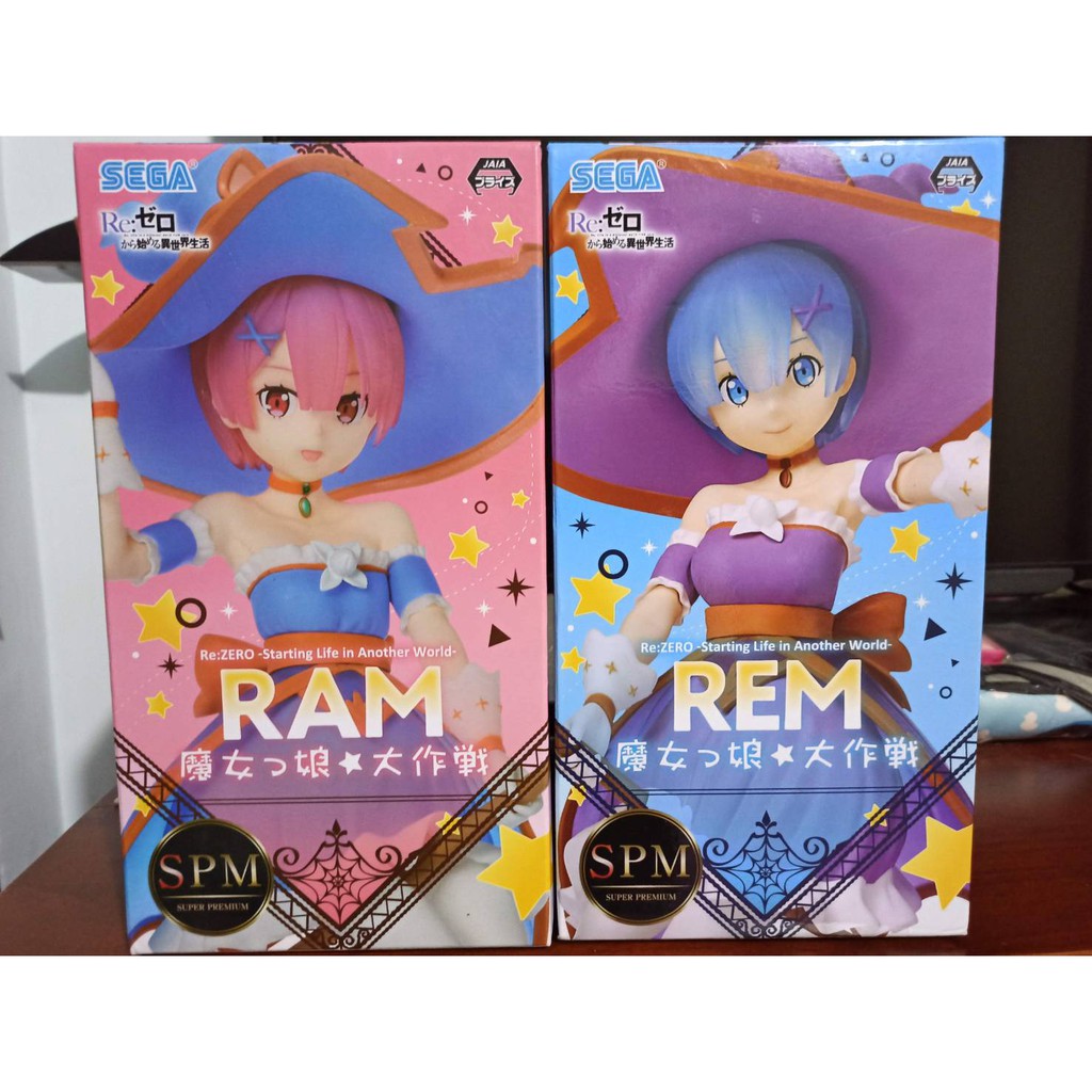 (代理版) Re:從零開始的異世界生活 雷姆 拉姆 魔女 魔法 SEGA SPM 景品 | 蝦皮購物