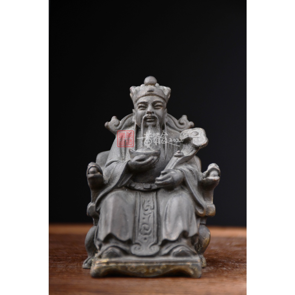 黃添富私藏分享-黃銅【二護法】 長寬高4.7x4.2x7.5cm(428g) 小品佛尊法相莊嚴，三十年前的收藏 | 蝦皮購物