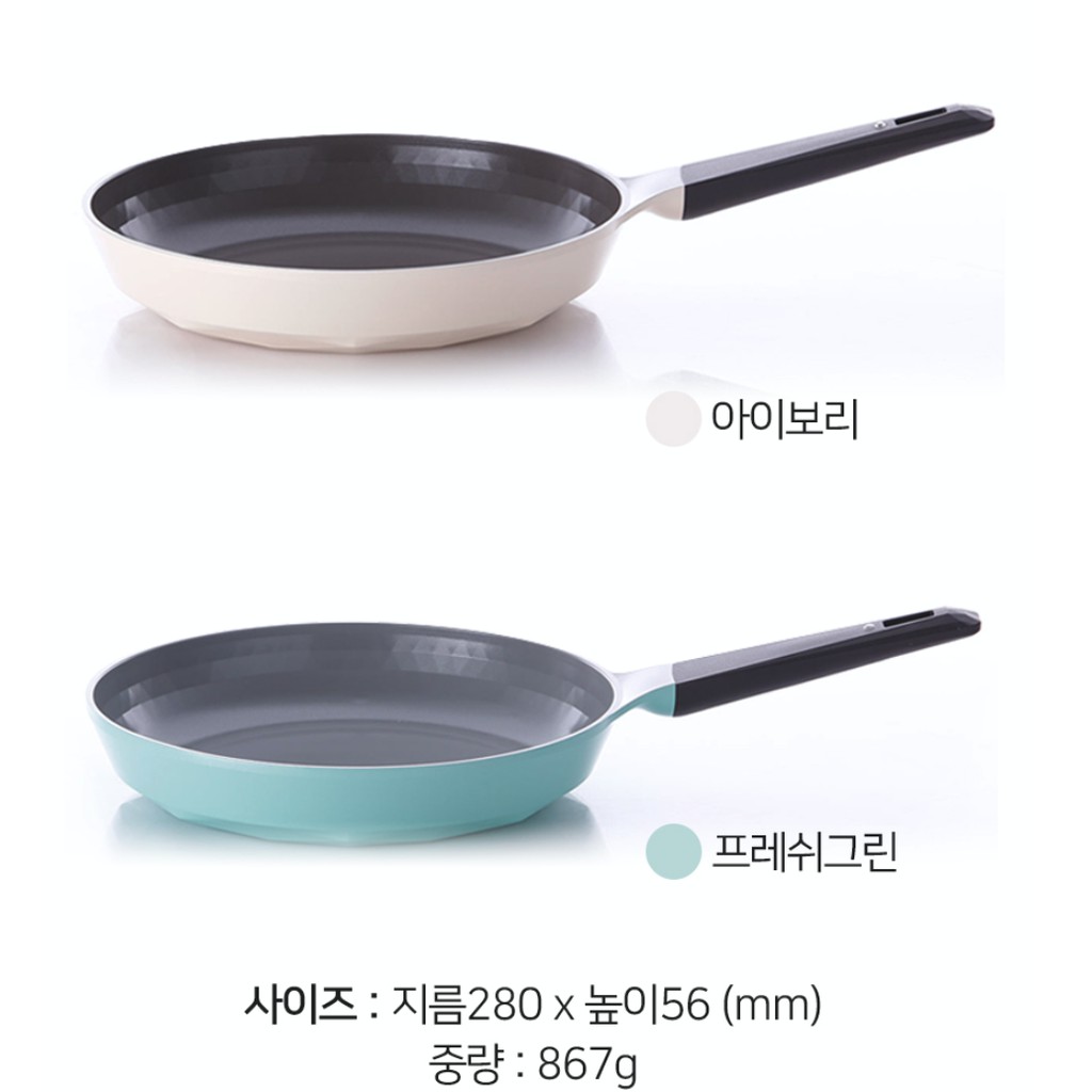 🔥首爾太太推薦🔥 NEOFLAM 超美感鑽石系 不沾鍋廚具 平底鍋 湯鍋鑽石鍋 陶瓷不沾鍋 玫瑰鍋 | 蝦皮購物