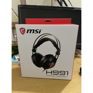 全新未拆封-MSI H991 電競耳機麥克風 | 蝦皮購物