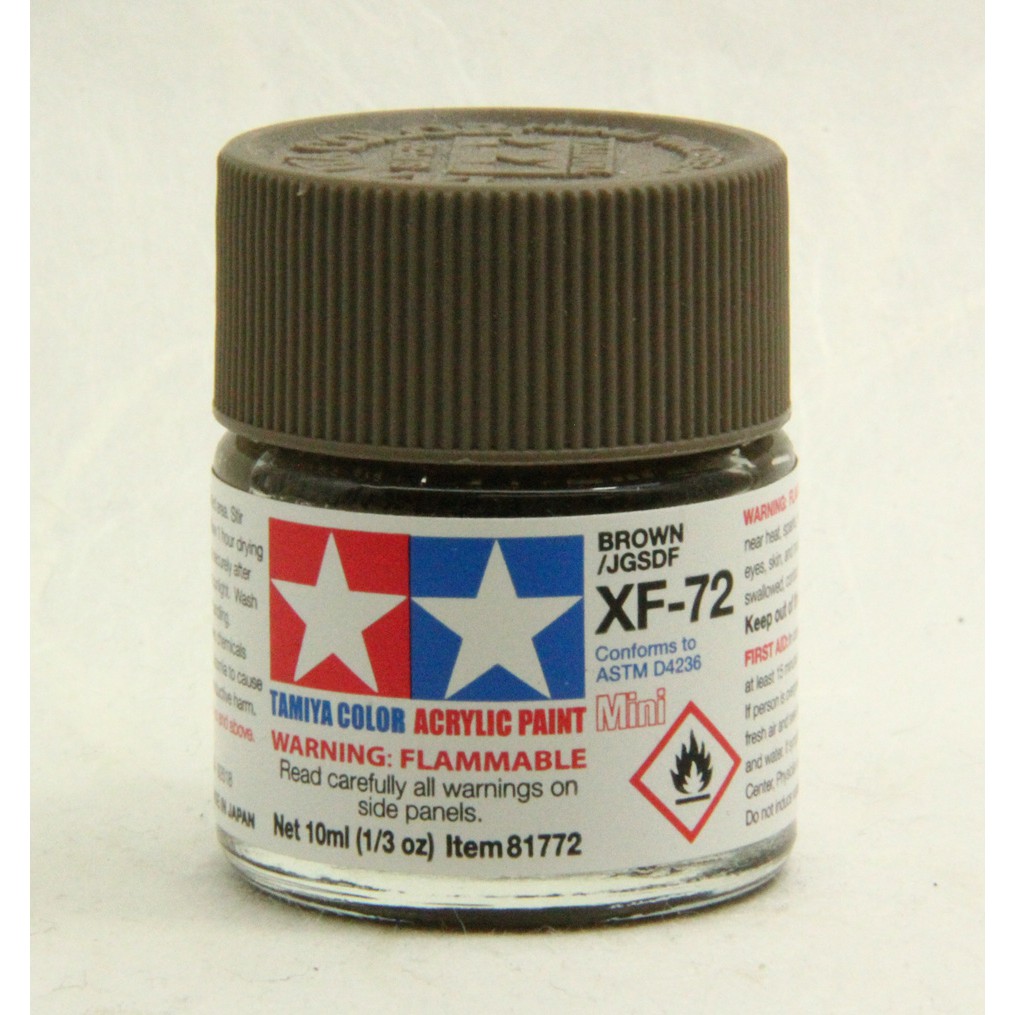 弘德模型 田宮 壓克力漆 XF-72 消光棕色日自衛隊專用 10ml Brown 水性 81772 | 蝦皮購物