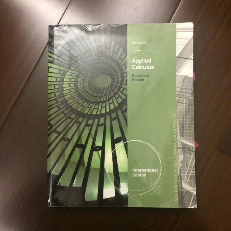 微積分原文書 Applied calculus textbook (原價千元） | 蝦皮購物